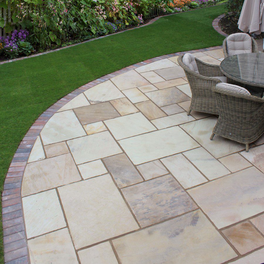 Natural Stone Paving - Riven Top – Garden Build