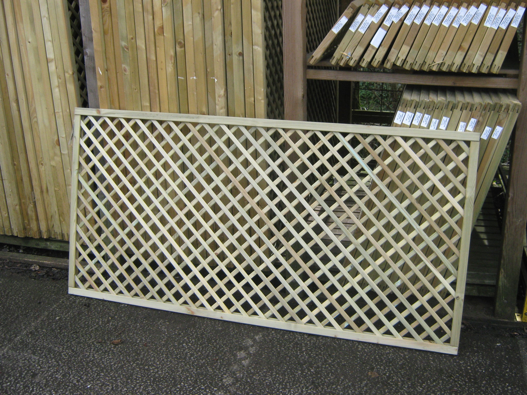 Lattice Trellis Fence Panels Merit Timber Products Bedford, UK